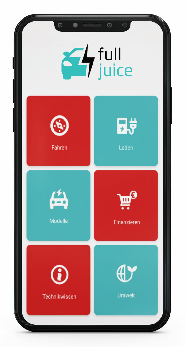 E-Auto App Full Juice: Die Welt der E-Mobility auf dem Smartphone ...